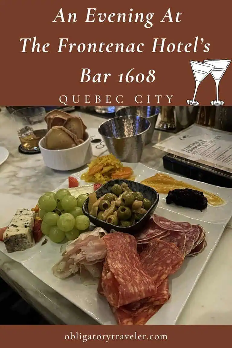 An Evening at The Frontenac Hotel's Bar 1608-Quebec City - Obligatory ...