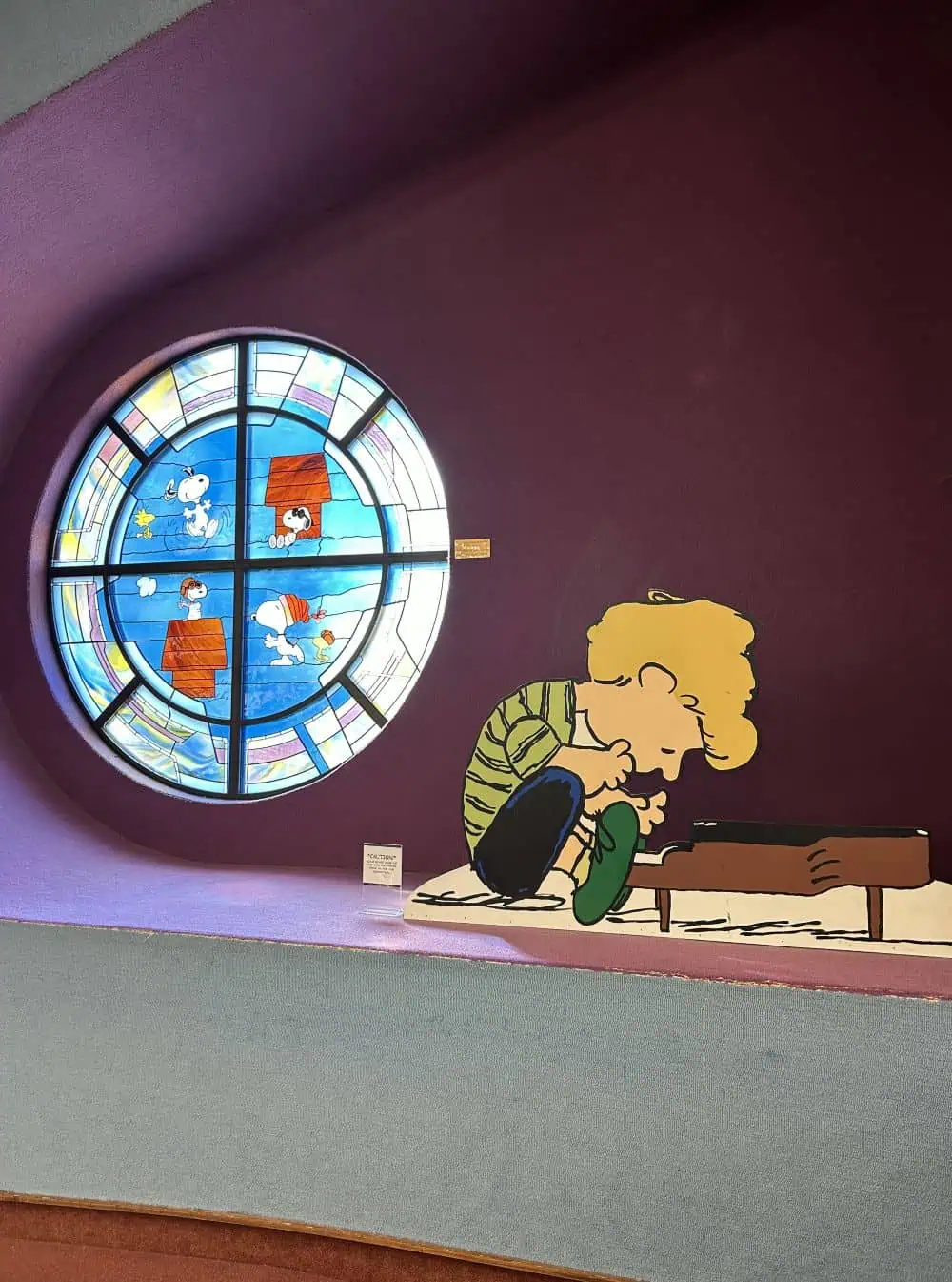 The Peanuts Museum-Gift Shop-Snoopy Stained Glass - Obligatory Traveler